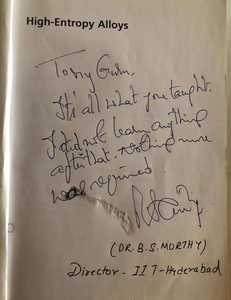 Story from Dr. B S. Murthy – Dr. A V Ramarao
